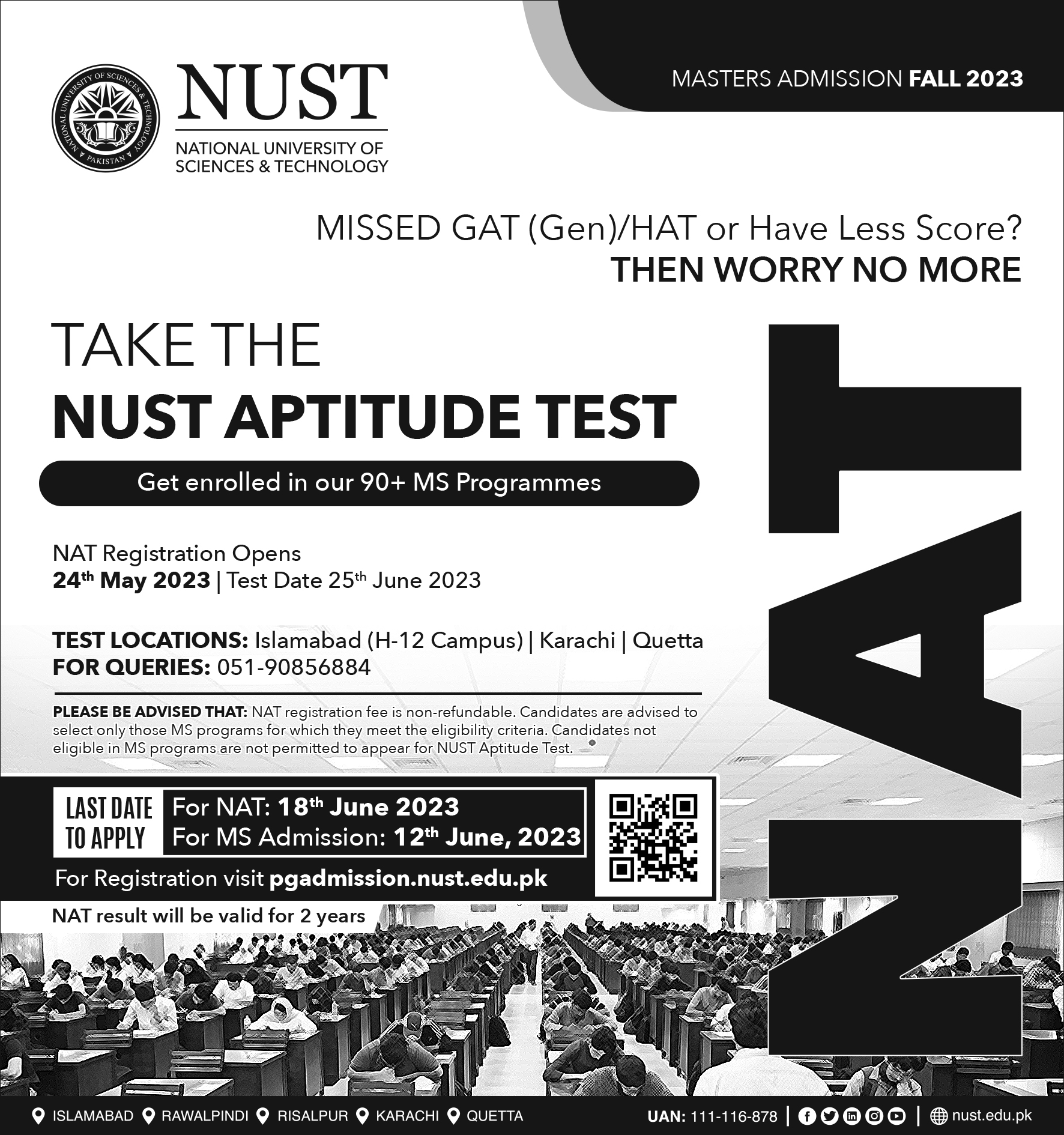 ADMISSION ANNOUNCEMENT | NUST