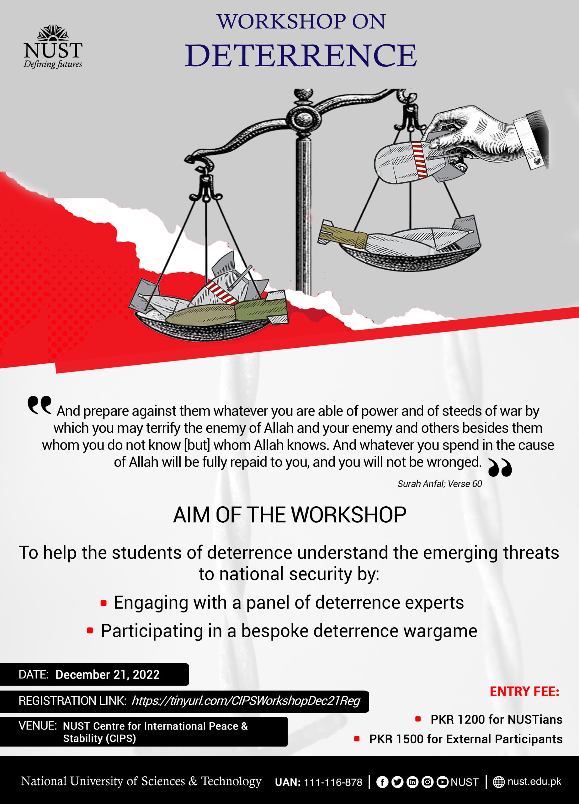Join us to understand emerging threats and the necessity of deterrence ...