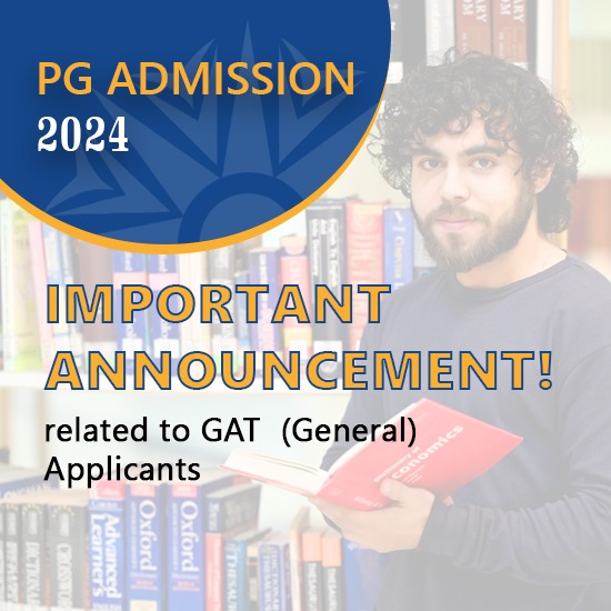 Important Announcement for all Masters Admissions aspirants | NUST