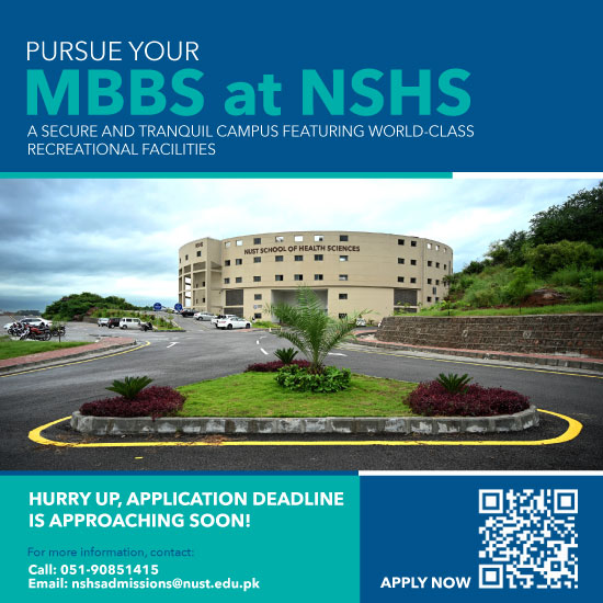 MBBS Admissions at NSHS | NUST