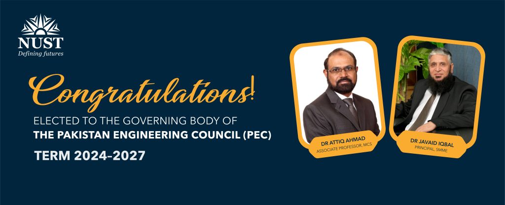 Heartiest Congratulations to NUST Faculty on their Election to the PEC ...