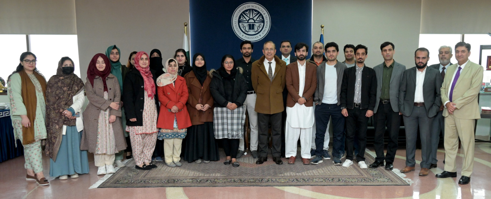 Rector, Dr Muhammad Zahid Latif, as a Teacher with his class at NUST! | NUST
