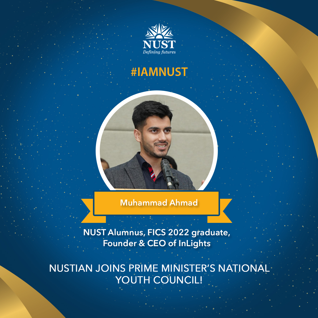 NUSTian Joins Prime Minister’s National Youth Council | NUST