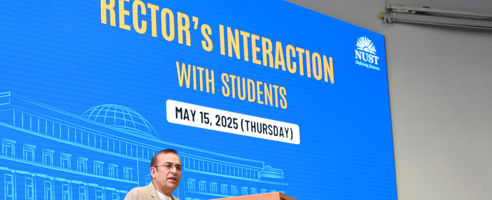Rector NUST interacts with Students | NUST