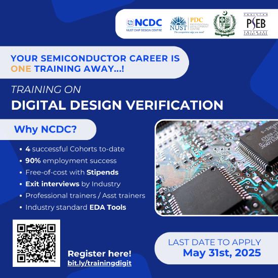 Register NOW for Digital Design Verification! | NUST