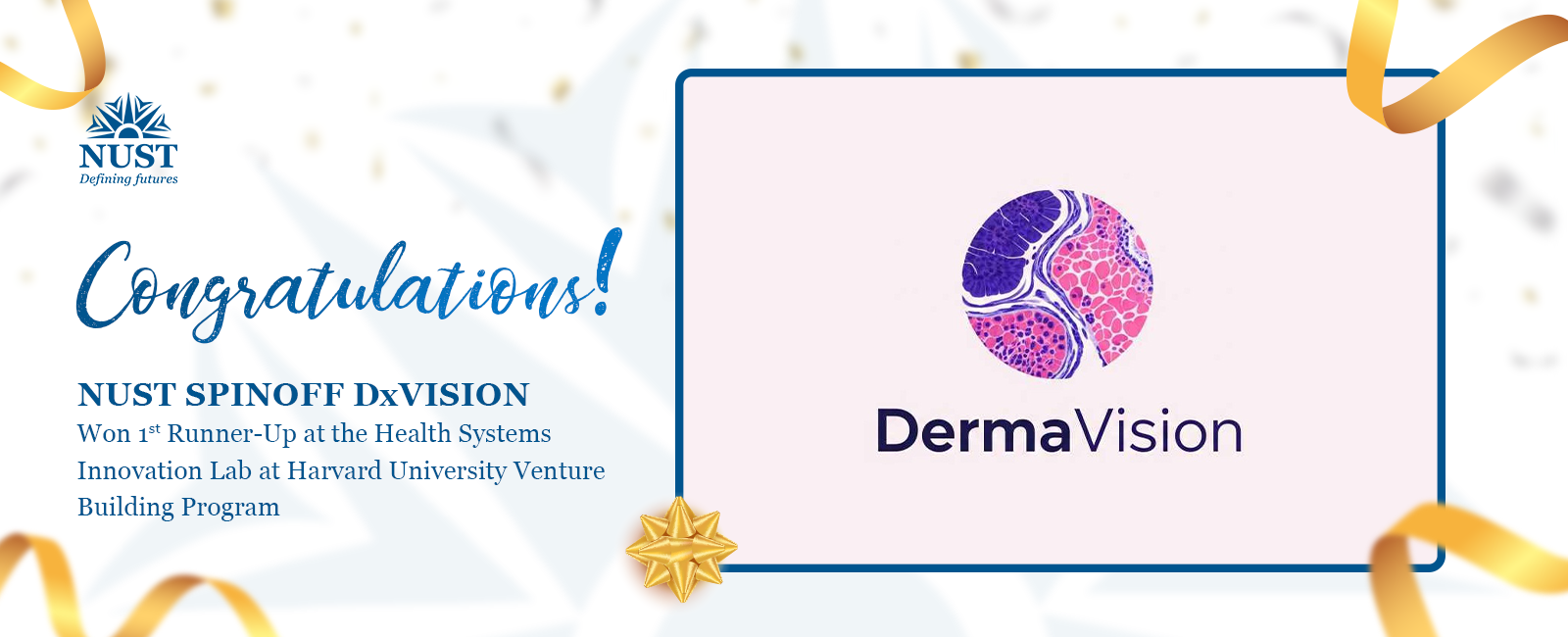 NUST’s DermaVision Wins 1st Runner-Up at Harvard HSIL Venture Building ...