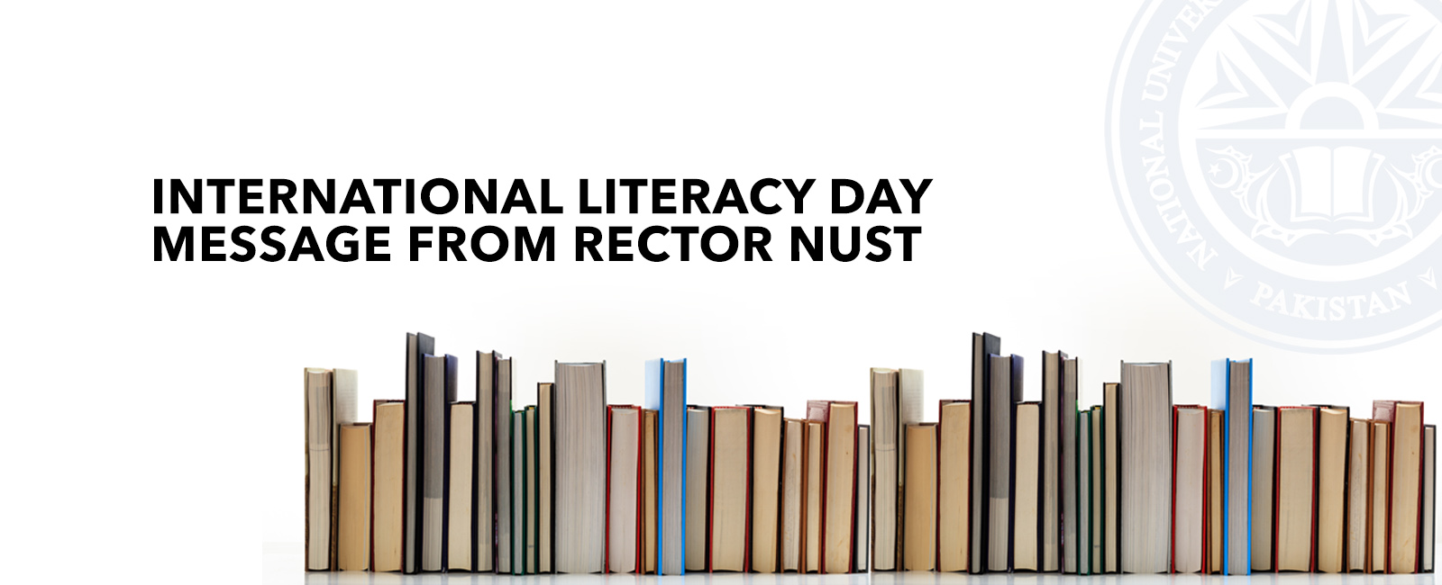 International Literacy Day Message from Rector NUST | NUST