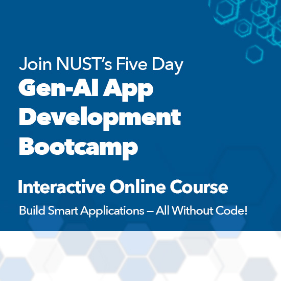 NUST SINES Launches Gen-AI & LLMs Application Development Workshop | NUST